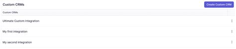 Ultimate Create Custom CRM Integration