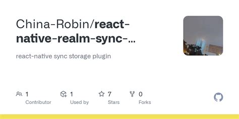 Github China Robinreact Native Realm Sync Storage React Native Sync