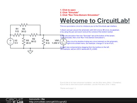 Hw CircuitLab