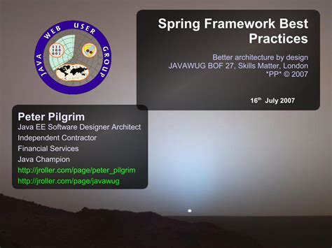 pdf spring framework best practices 27 spring framework best · 2 talk