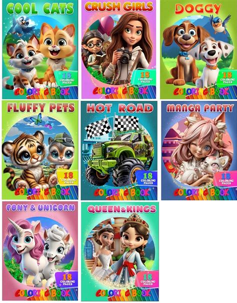 Розмальовка А4 8 арк 18 Coloring Pages Jumby