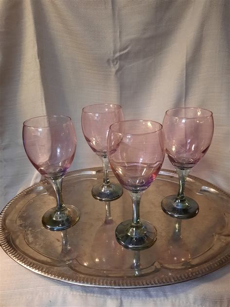 Vintage Libbey Wine Glasses Etsy