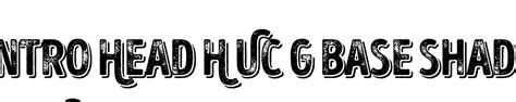 Demo Intro Head H Uc G Base Shade Regular Free Fonts Helvetica Neue