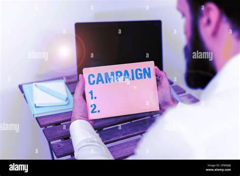Text Caption Presenting Campaign Business Idea Organized Course Of Action To Promote And Sell