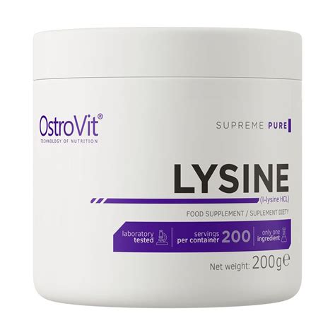 Аминокислота L-Лизин OstroVit Lysine в порошке, 200 г - купить на EVA ...