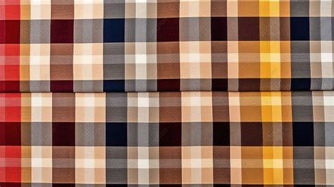 Checkered Plaid Texture A Continuously Repeating Pattern Background