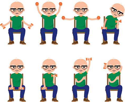 Chair Exercise Illustrations Royalty Free Vector Graphics And Clip Art
