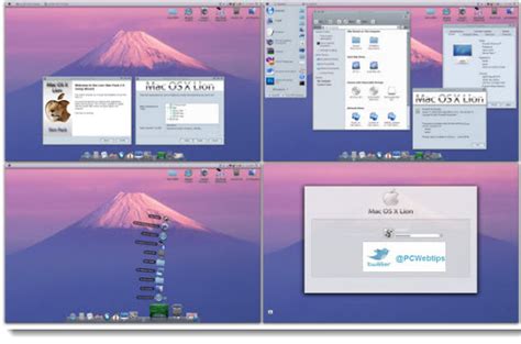 Convertir Windows Xp A Mac Os X Lion En Un Clic Pcwebtips