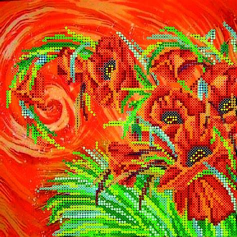 Вышивка бисером на натуральном холсте схемы Обсуждение на Liveinternet Российский Сервис