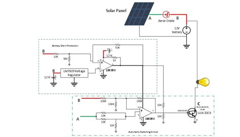 Solar Light Schematic Diagrams
