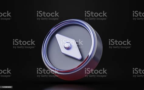 어두운 배경에 나침반 기호 바다에서 방향에 대한 3d 렌더링 개념 나침반에 대한 스톡 사진 및 기타 이미지 나침반 디지털 생성 이미지 3차원 형태 Istock