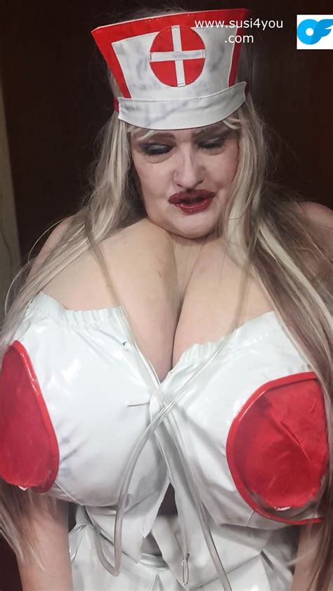Omg Nasty Nurse Is Rubbing Cock Toy Between Fat Tis