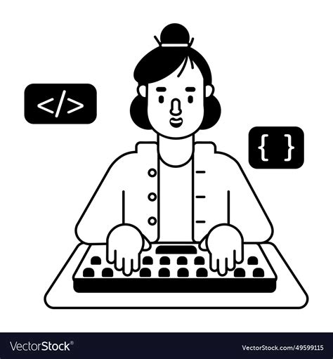 Software Engineer Royalty Free Vector Image Vectorstock
