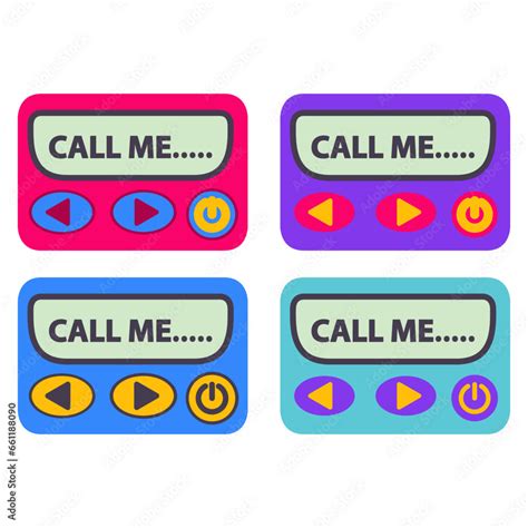 Pager Iconretro Pop Culture From 90svintage 1990s Electronics