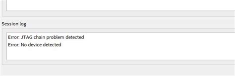 Re Rejtag Not Being Able To Connect To And Identify 10m50daf256 Intel Community
