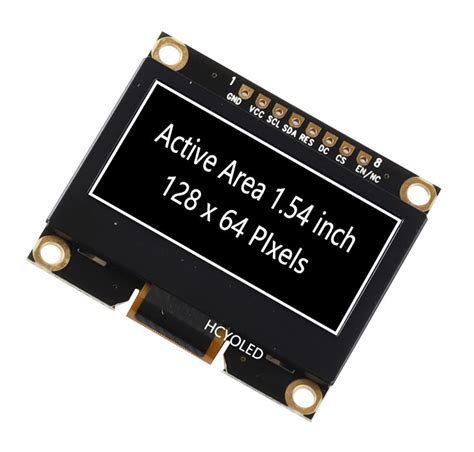 Multi Purpose 1 54 Inch Oled Display With Spi I2c Interface And 128x64 Resolution Oled