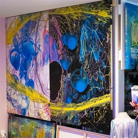 Warped Pendelum Double Wooden Panels 4 X 8 X 2