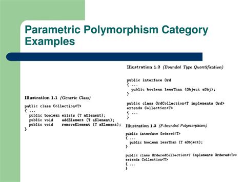 Ppt Parametric Polymorphism For Java A Reflective Approach