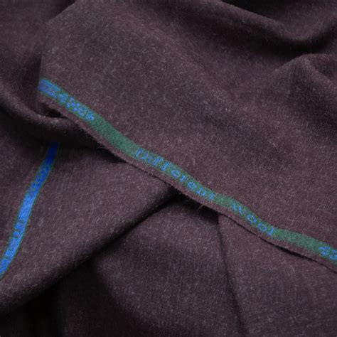 Textured Different Wool Plum Ethnic Origin
