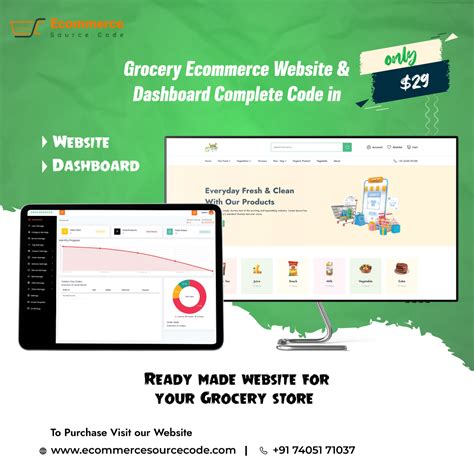 Ecommerce Source Code 🚀 Launch Your Grocery Ecommerce Business Today