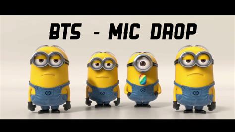 Minion Mic Drop Picturenery
