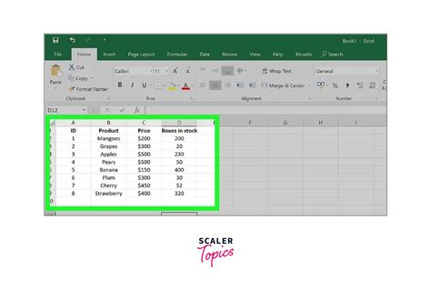 automating data analytics with excel scaler topics