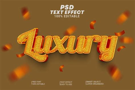 Premium Psd Psd Creative Luxury 3d Editable Text Effects Style