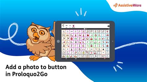 Add A Photo To Button In Proloquo2go Youtube