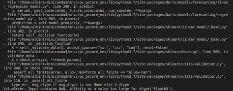 Bug Multiple Timeseries Training Failing For Linear Regression Due To Float Overflow · Issue