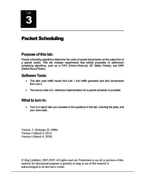 Fillable Online Scheduling Packet Transmissions Network Based On In