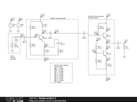 Design Project 3 Circuitlab Design Project 3 Circuitlab