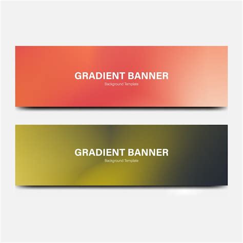 Premium Vector Header Banner Abstract Gradient Background