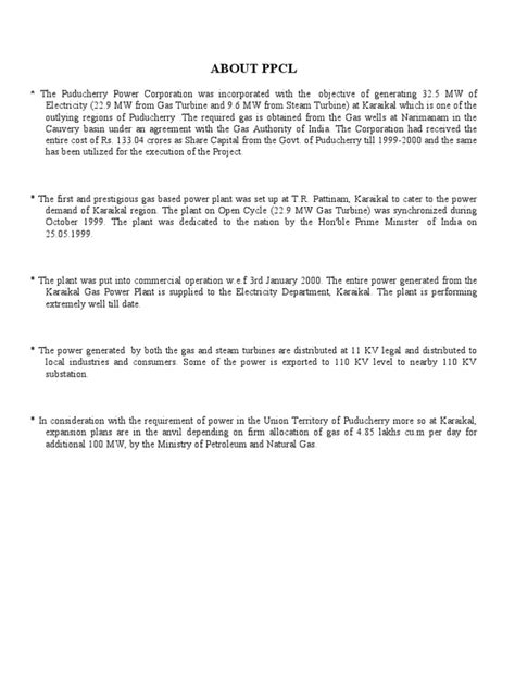 Ppcl Pdf Turbine Gas Turbine