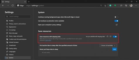 How To Enable Sleeping Tabs In Microsoft Edge Gadgets To Use