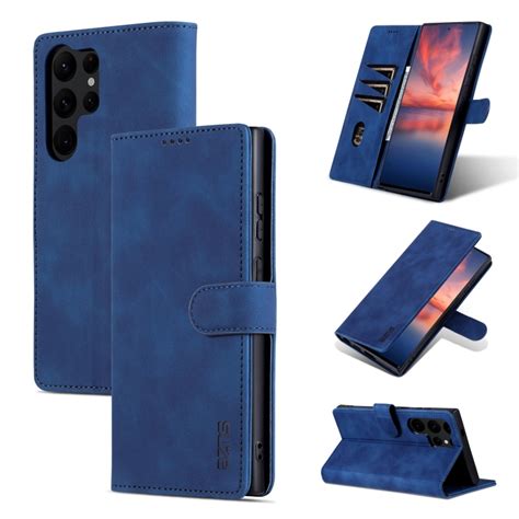 Para Samsung Galaxy S24 Ultra 5g Azns Skin Feel Calf Texture Funda De