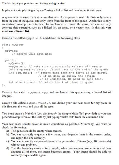 Solved The Lab Helps You Practice Unit Testing Using Chegg