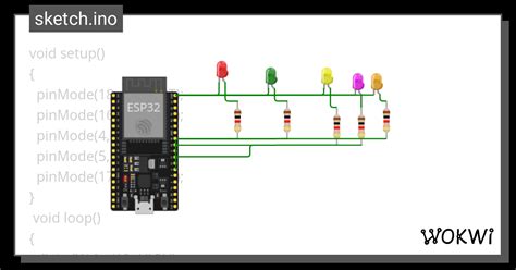 ดชกนกพล เหล่าเมฆ เลขที่1 ชั้น ม36 Wokwi Esp32 Stm32 Arduino Simulator