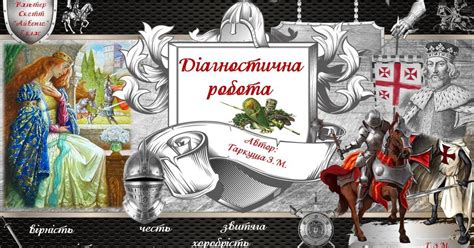 Вальтер Скотт Айвенго Діагностична робота Інші методичні матеріали Зарубіжна література