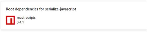 Security Issue Npm Audit Error Root Dependencies For Serialize Javascript Severity High