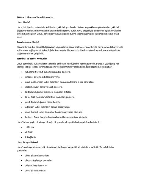 Linux Basic Notes Pdf