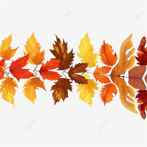 가을 잎 원활한 테두리 그림 반복 장식 가을 경계 테두리 프레임 단풍 Png 일러스트 및 이미지 에 대한 무료 다운로드 Pngtree