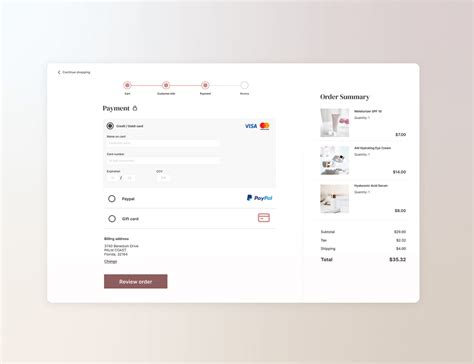 checkout screen daily ui challenge behance