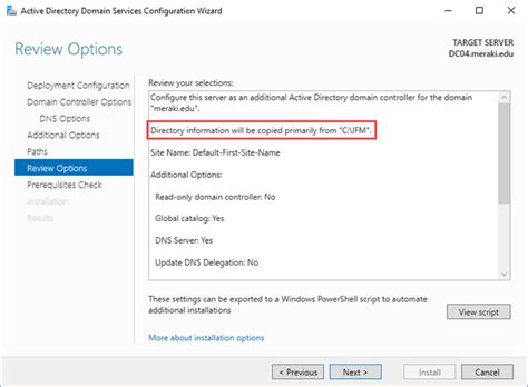 Deploy Domain Controller Using Install From Media IFM Dimitris Tonias