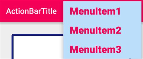 How To Change The Background Color Of Action Bar S Option Menu In Android Stack