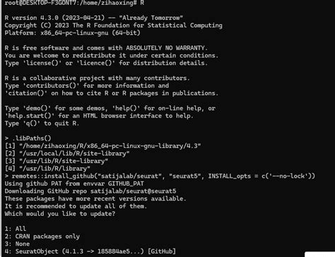can not install seurat5 · issue 7390 · satijalab seurat · github