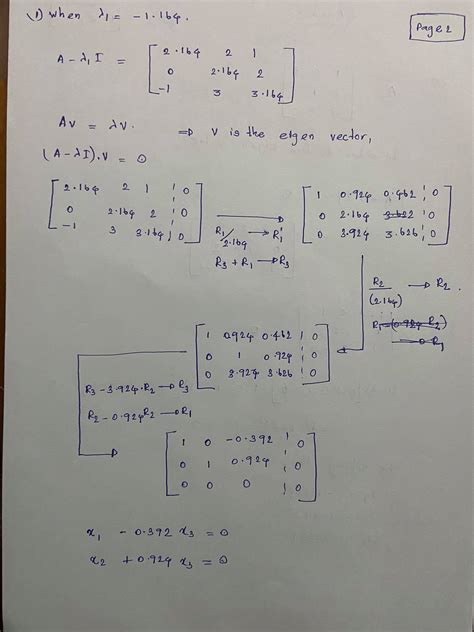 [solved] eigen value and eigen vector course hero