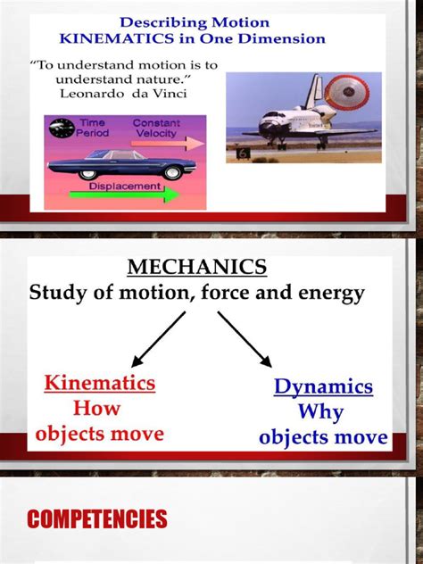 Kinematics Part 1 Pdf