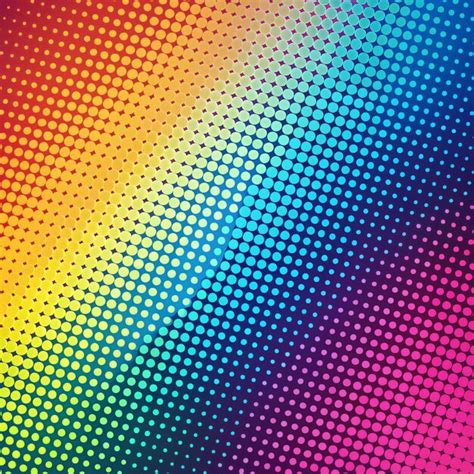 Abstract Halftone Gradient With Vibrant Blending Colors And Textures Premium Ai Generated Image