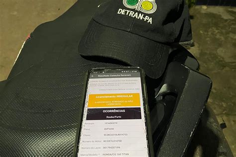 Detran Recupera Sete Veículos Roubados Durante A Operação Duas Rodas