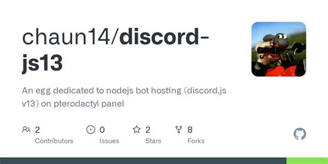 github chaun14 discord js13 an egg dedicated to nodejs bot hosting discord js v13 on
